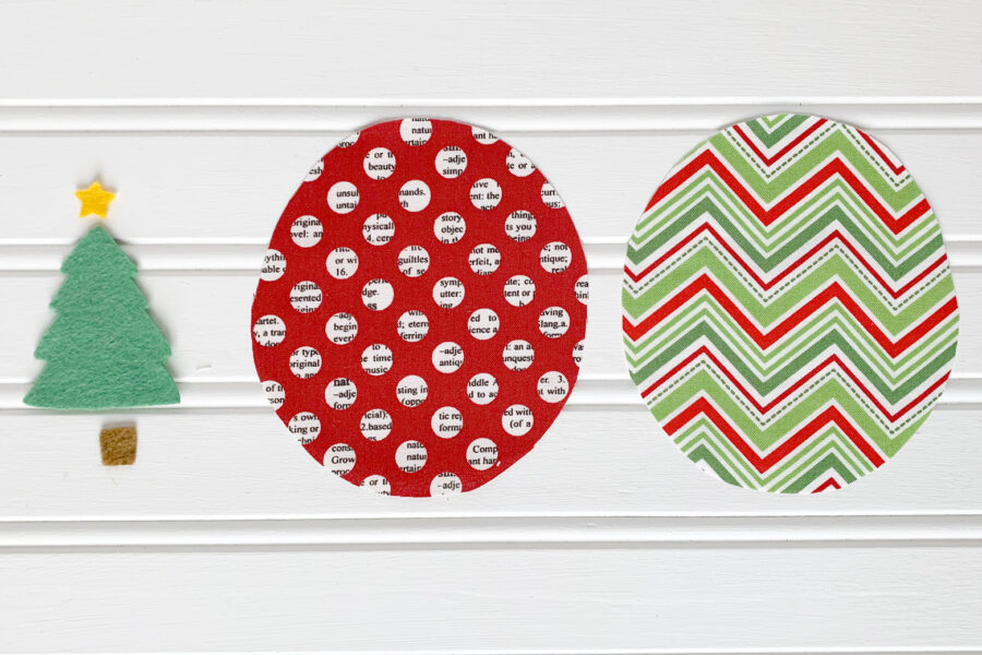 Oval Tree Christmas Ornament Tutorial - Clover & Violet