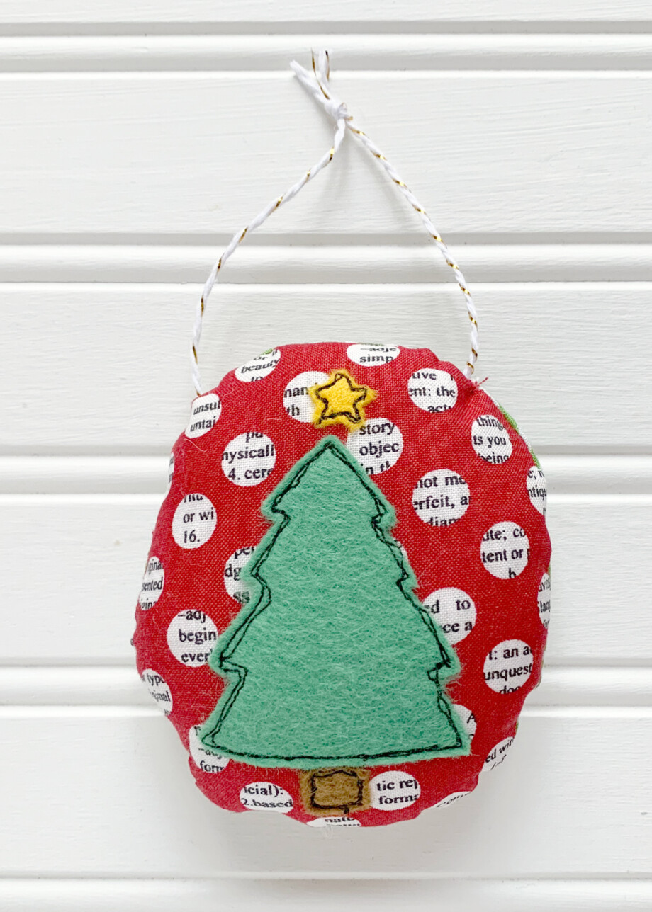 Oval Tree Christmas Ornament Tutorial — Clover & Violet